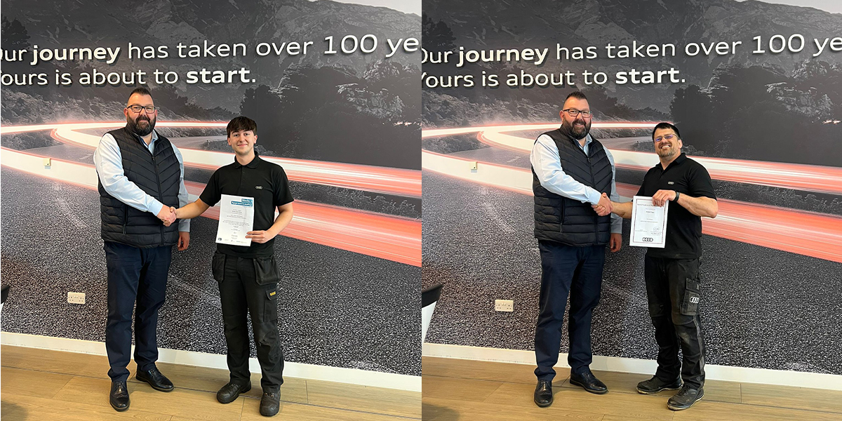 Celebrating Milestones at Aberdeen Audi | John Clark Recruitment
